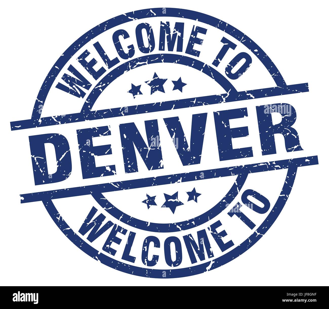 welcome to Denver blue stamp Stock Vector Image & Art - Alamy