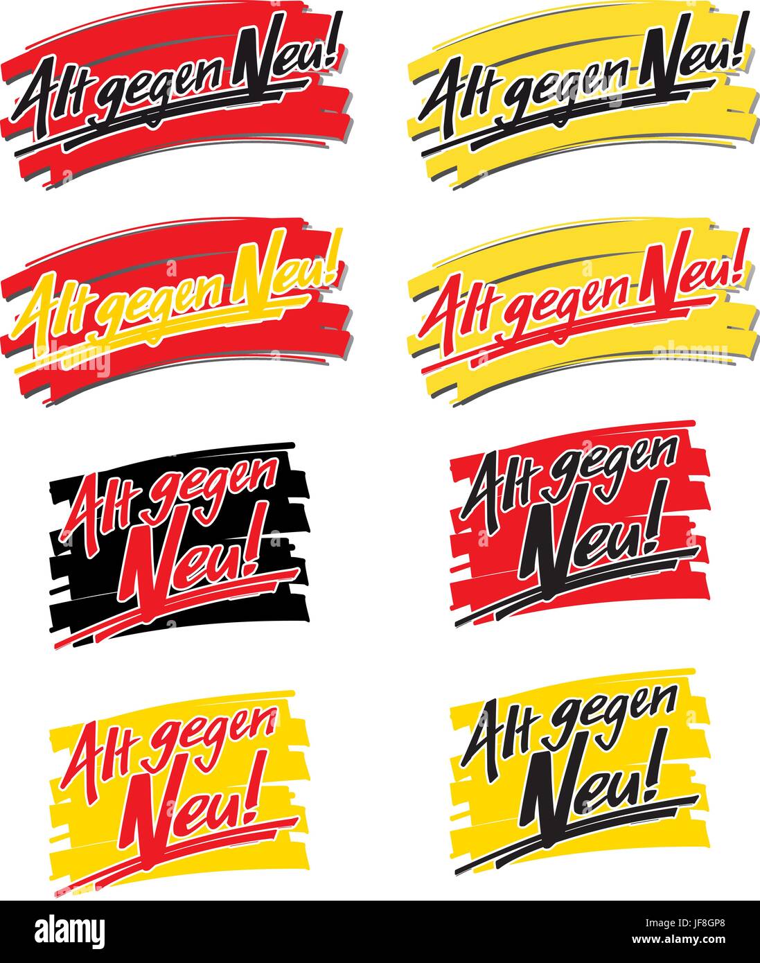 Out with the old and new Stock Vector Images - Alamy