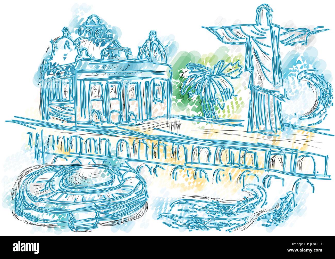 rio de janeiro Stock Vector Image & Art - Alamy