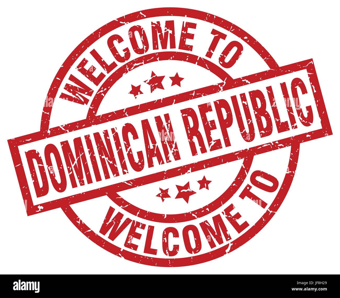 welcome to Dominican Republic red stamp Stock Vector Image & Art - Alamy