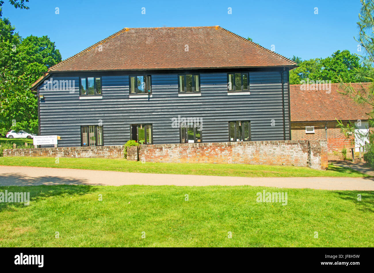 Scotney Medieval Castle, Office Building, Lamberhurst, Kent Stock Photo ...
