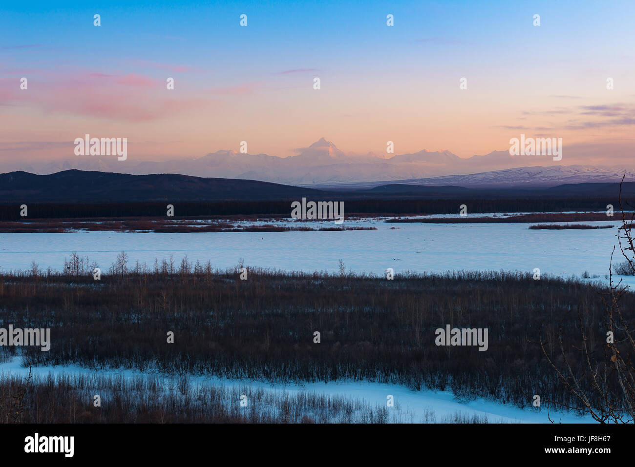 Sunset in anchorage alaska hi-res stock photography and images - Alamy