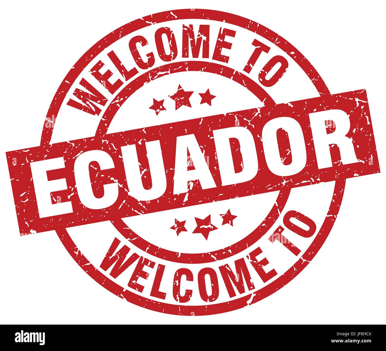 welcome to Ecuador red stamp Stock Vector Image & Art - Alamy