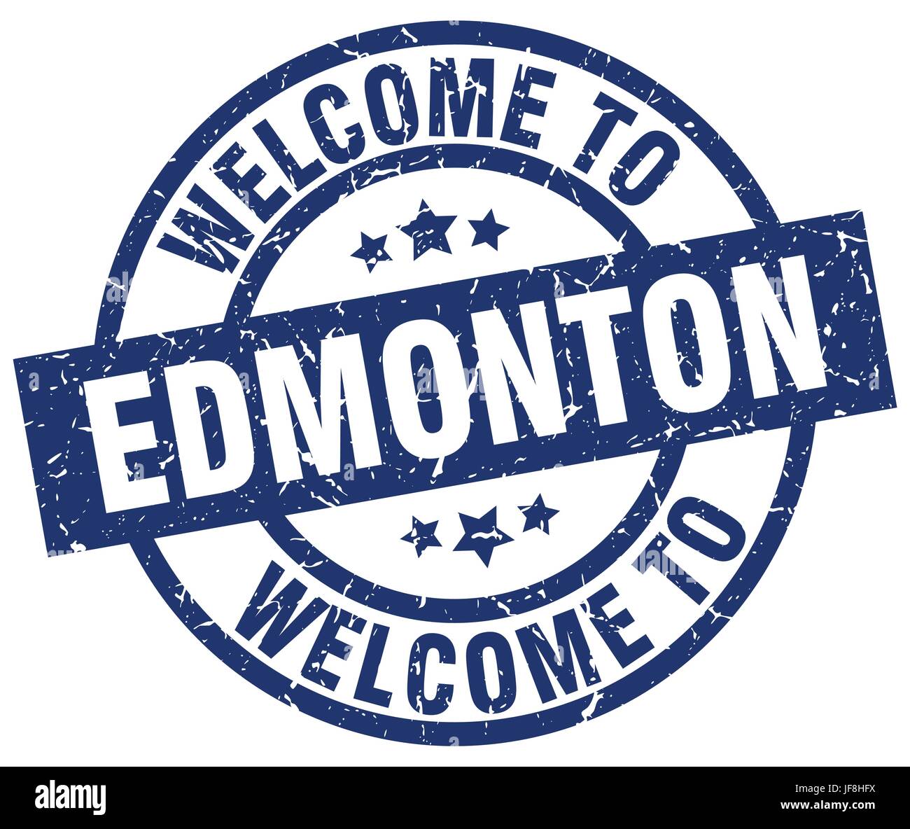 welcome to Edmonton blue stamp Stock Vector Image & Art - Alamy