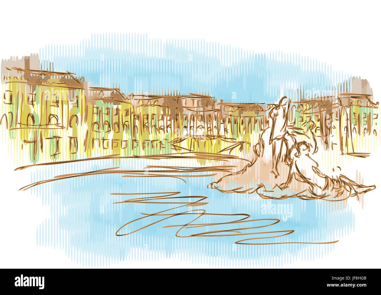 Vienna palace Stock Vector Images - Alamy