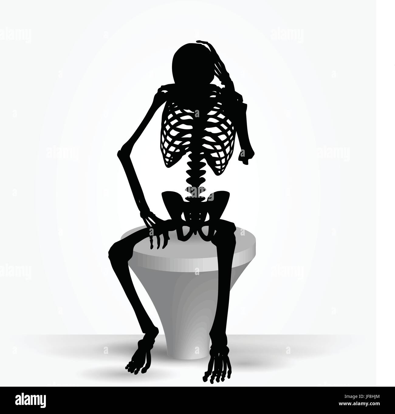 Deep thinking image Stock Vector Images - Alamy