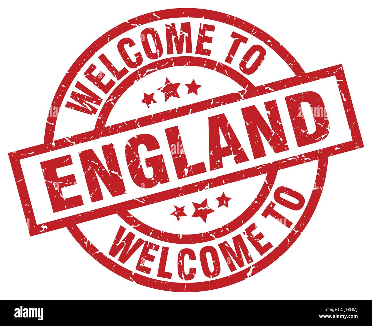 welcome to England red stamp Stock Vector Image & Art - Alamy