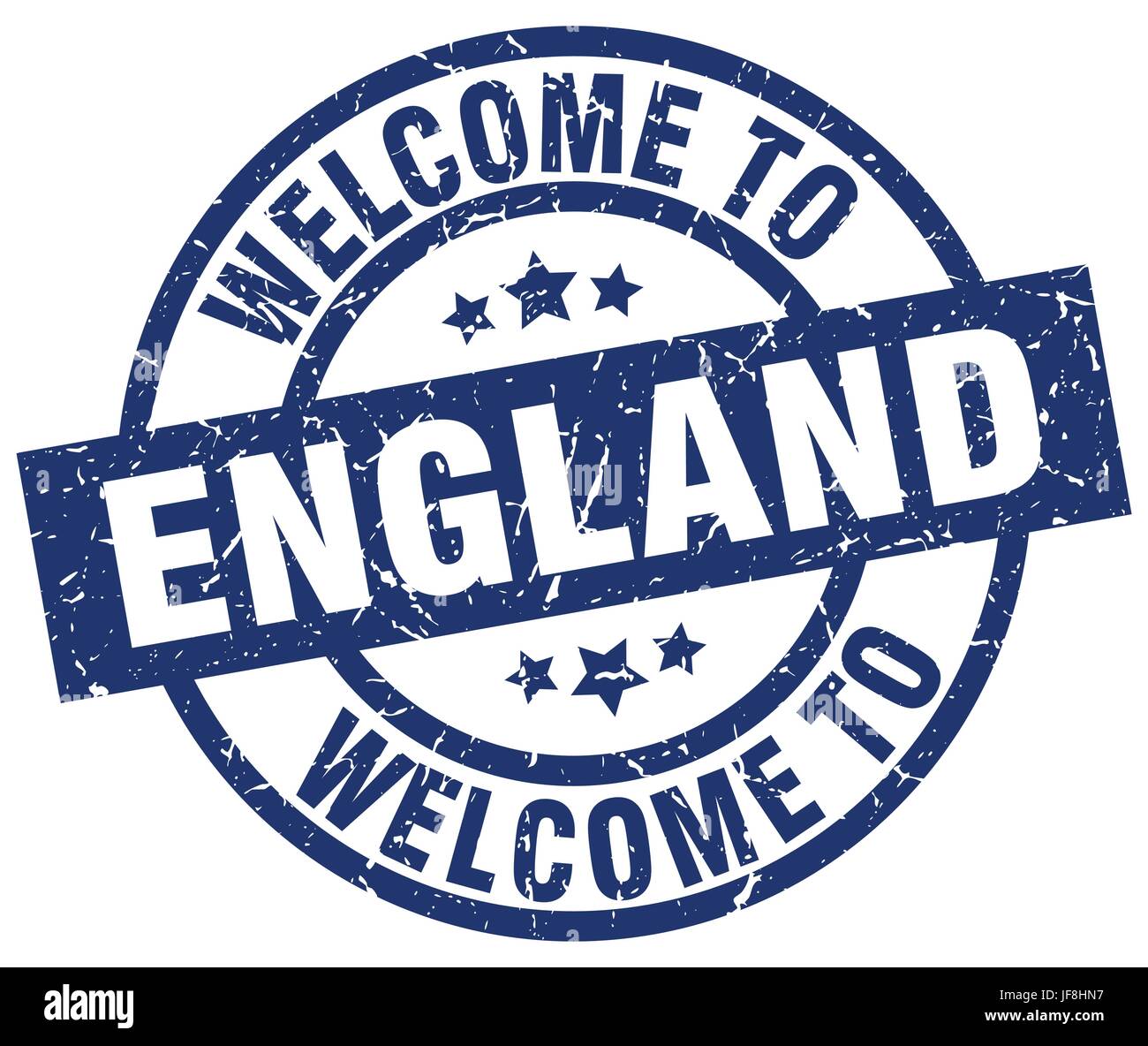 welcome to England blue stamp Stock Vector Image & Art - Alamy