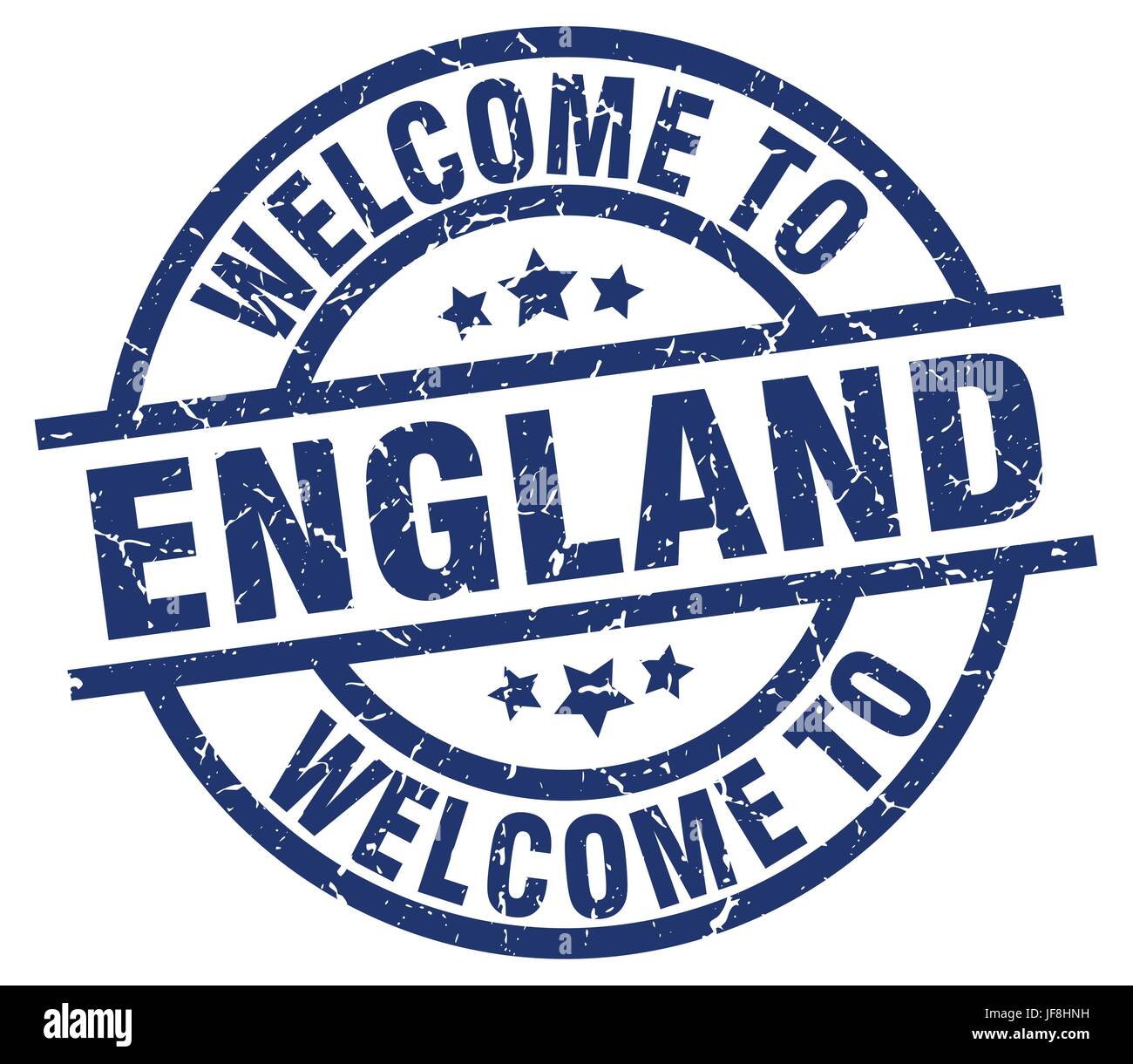 welcome to England blue stamp Stock Vector Image & Art - Alamy