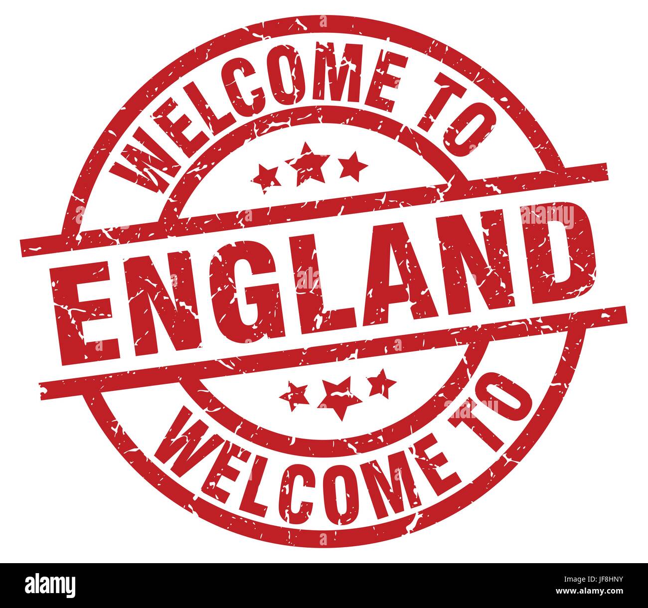 welcome to England red stamp Stock Vector Image & Art - Alamy