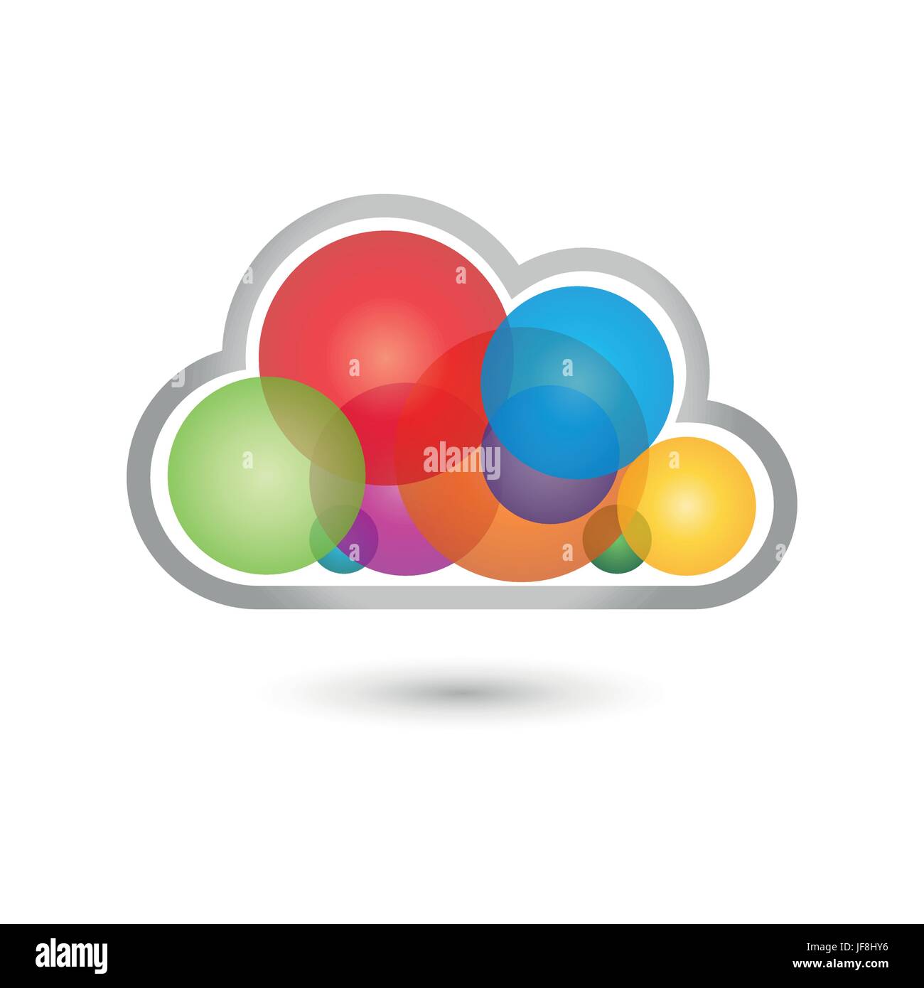 Cloud music vector logo hi-res stock photography and images - Alamy