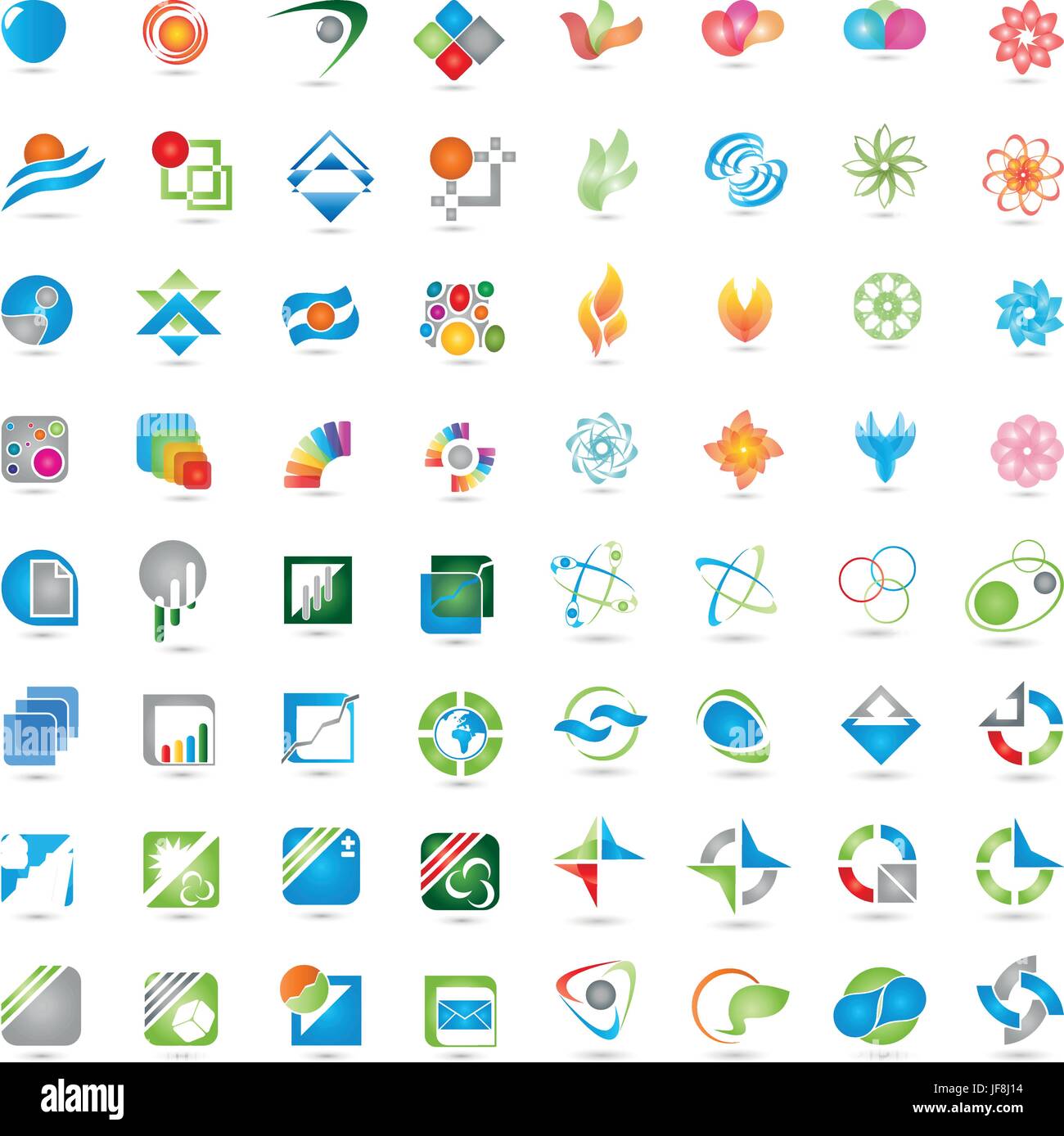 Logos sammlung vector vectors hi-res stock photography and images - Alamy