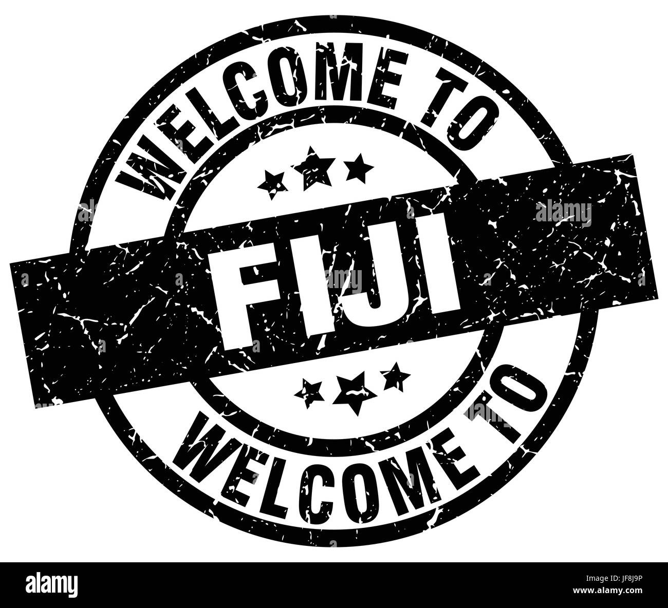 welcome to Fiji black stamp Stock Vector Image & Art - Alamy