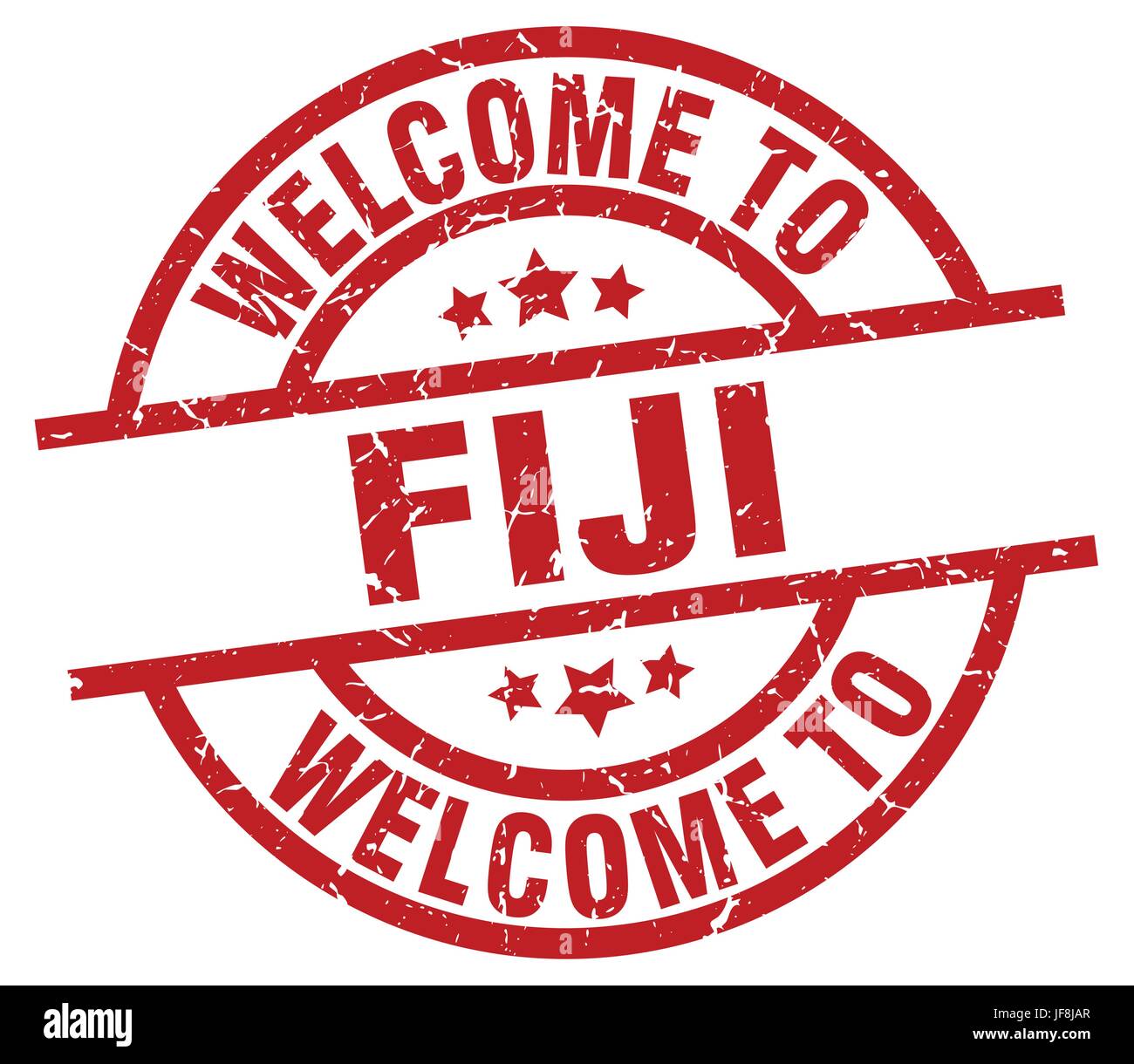 welcome to Fiji red stamp Stock Vector Image & Art - Alamy