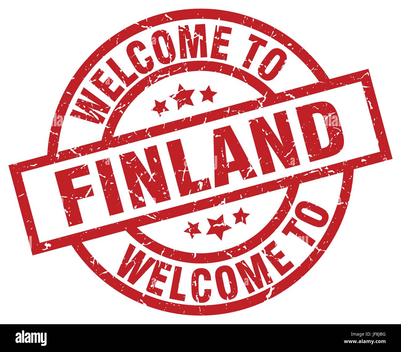 welcome to Finland red stamp Stock Vector Image & Art - Alamy
