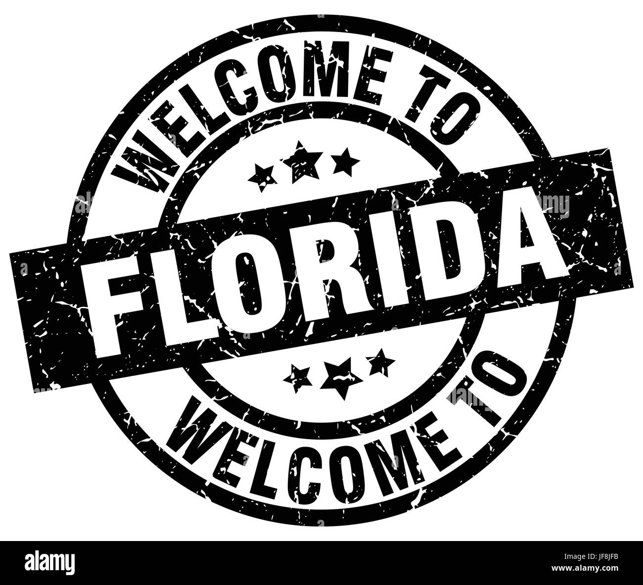 welcome to Florida black stamp Stock Vector Image & Art - Alamy