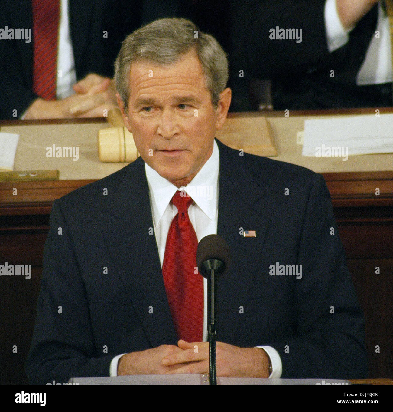 Washington, DC The US Capitol President George Bush gives his State of ...