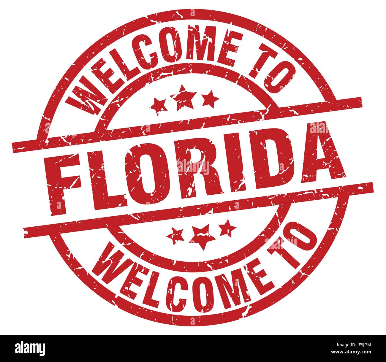 welcome to Florida red stamp Stock Vector Image & Art - Alamy