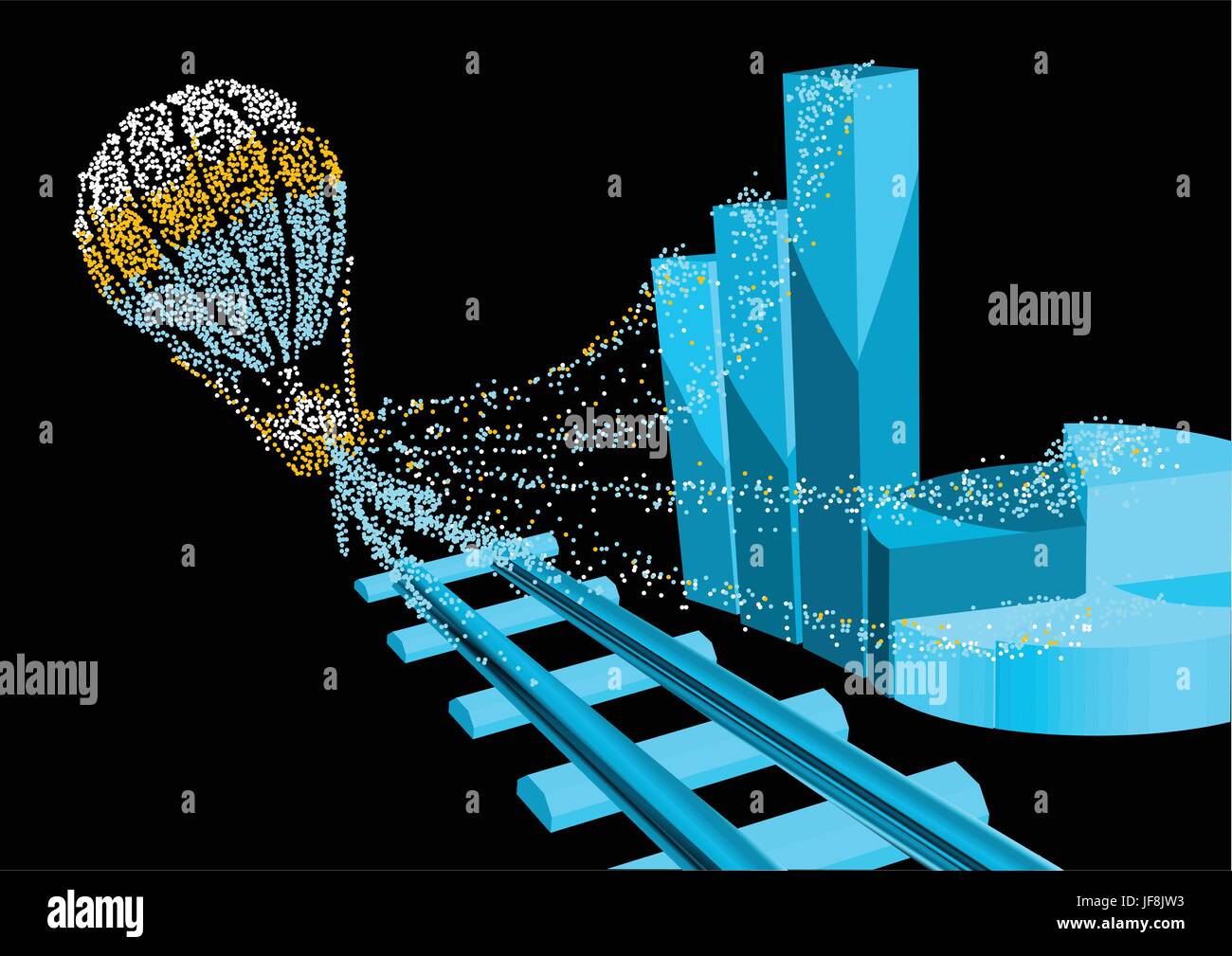 Financial perspective view Stock Vector Images - Alamy