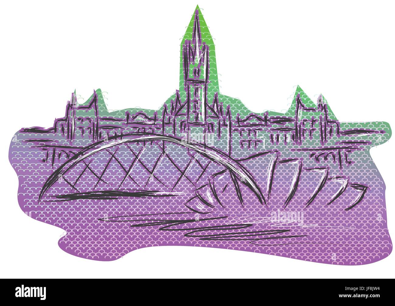 Urban glasgow Stock Vector Images - Alamy