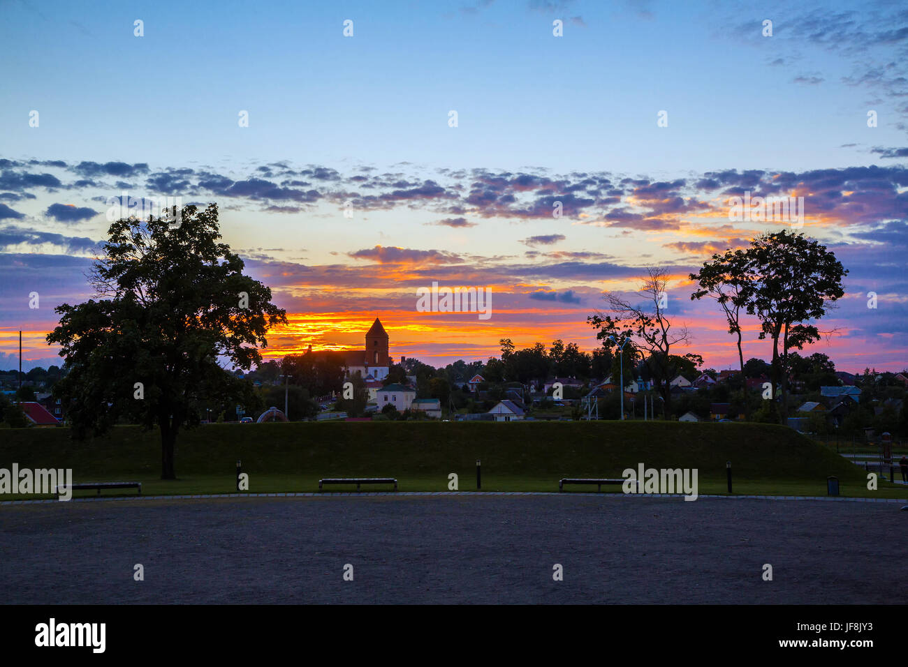 Belarus famous mir castle hi-res stock photography and images - Alamy