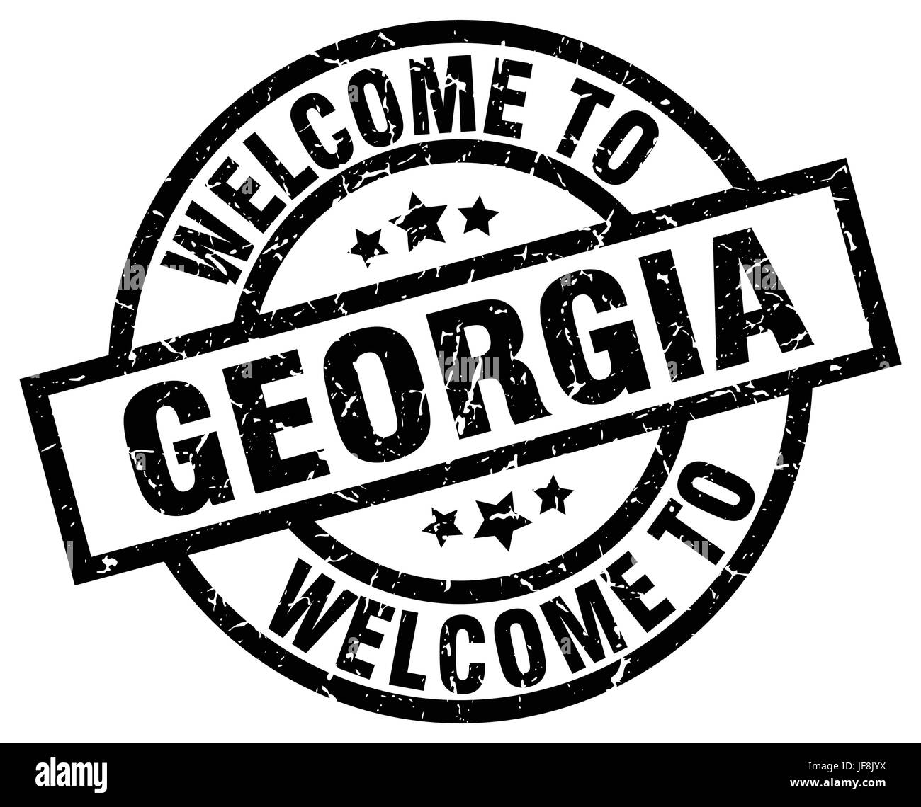 welcome to Georgia black stamp Stock Vector Image & Art - Alamy