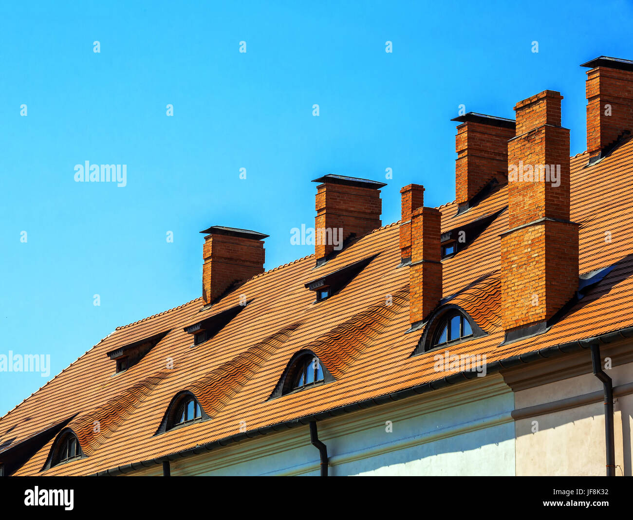 old roof, window Stock Photo - Alamy