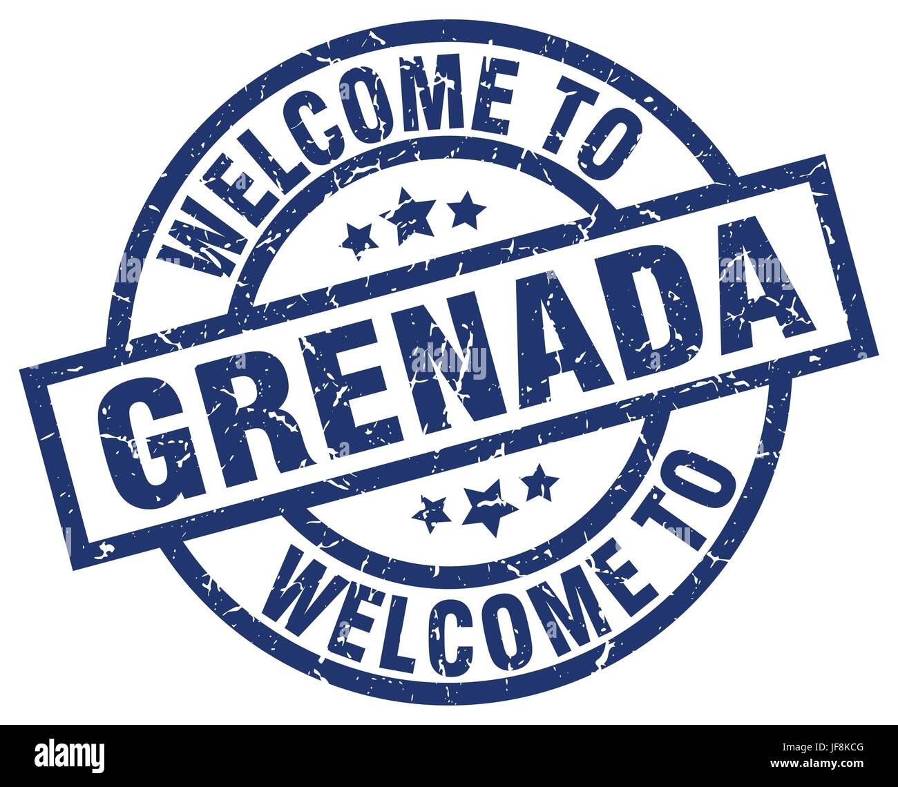 welcome to Grenada blue stamp Stock Vector Image & Art - Alamy