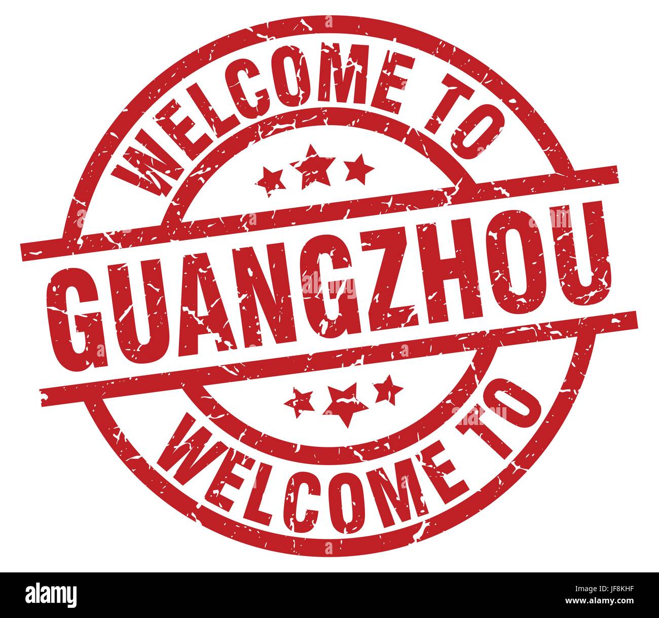 welcome to Guangzhou red stamp Stock Vector Image & Art - Alamy
