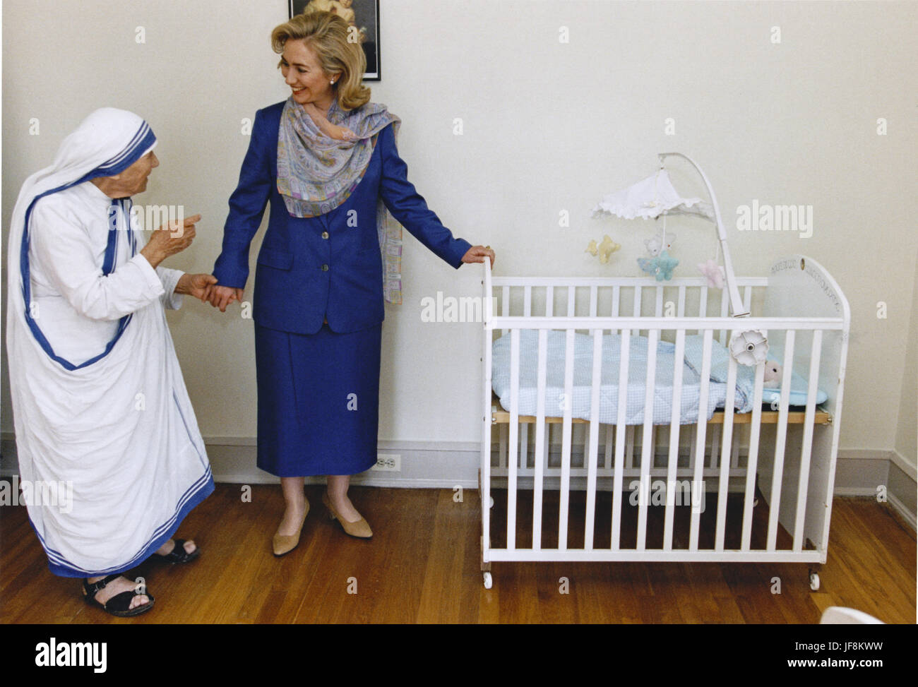 In this photo provided by the White House, First Lady Hillary Rodham ...