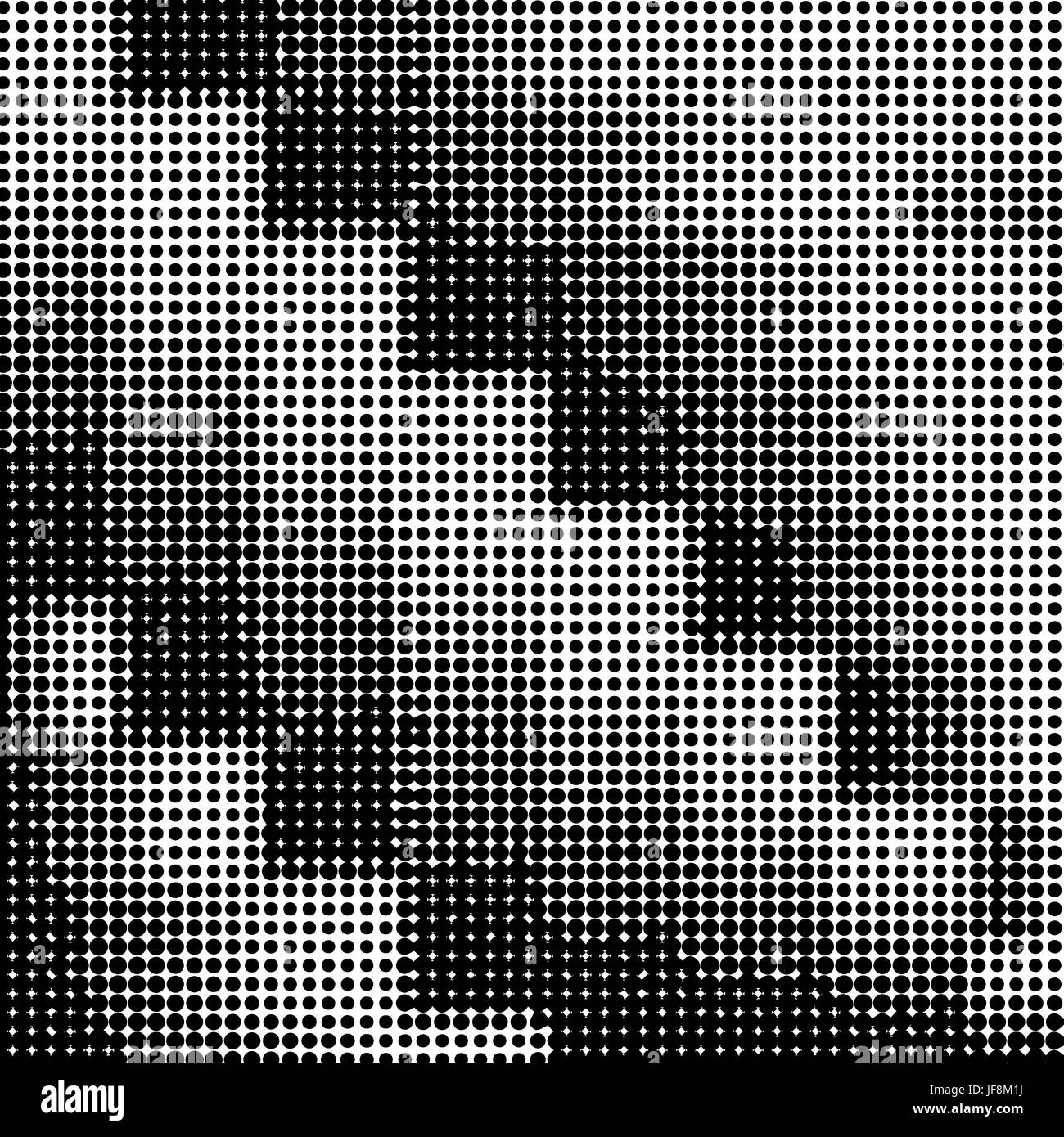 Half tone photo work Stock Vector Images - Alamy