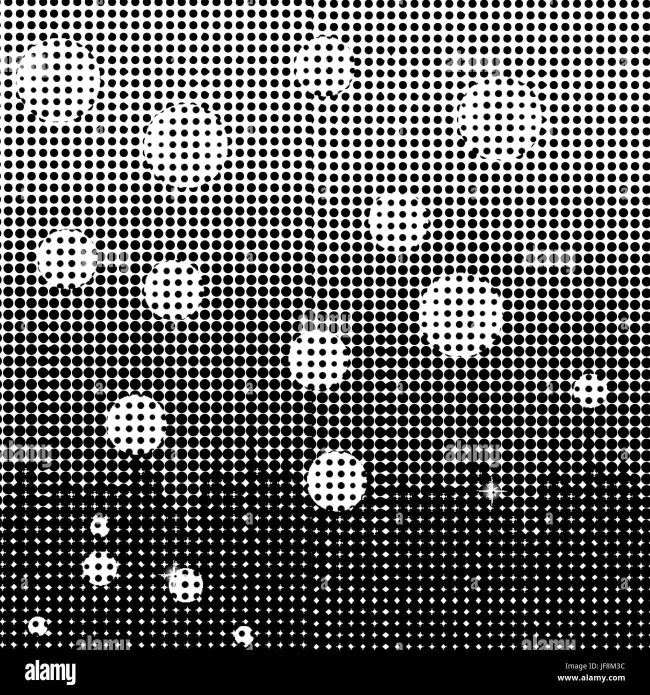 Halftone Dots Pattern. Halftone Dotted Grunge Texture Stock Vector ...