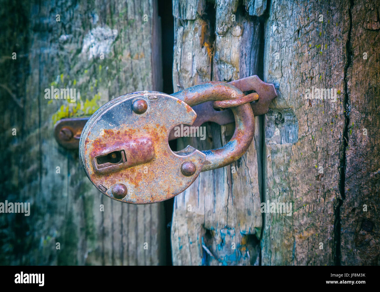 The Old rusty lock Stock Photo - Alamy