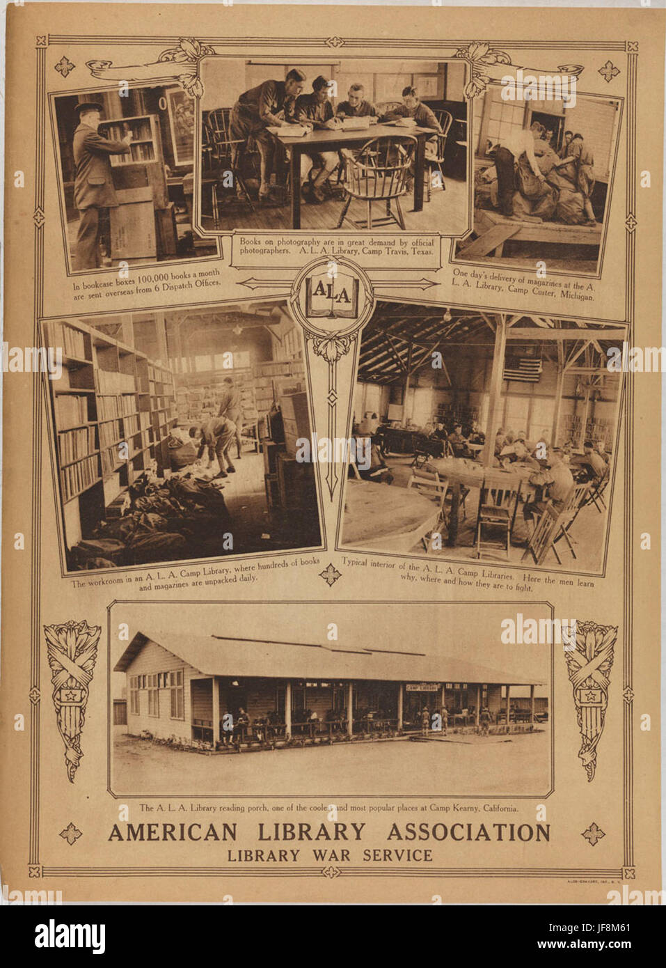 A vintage photograph showing books about photography from the Library ...