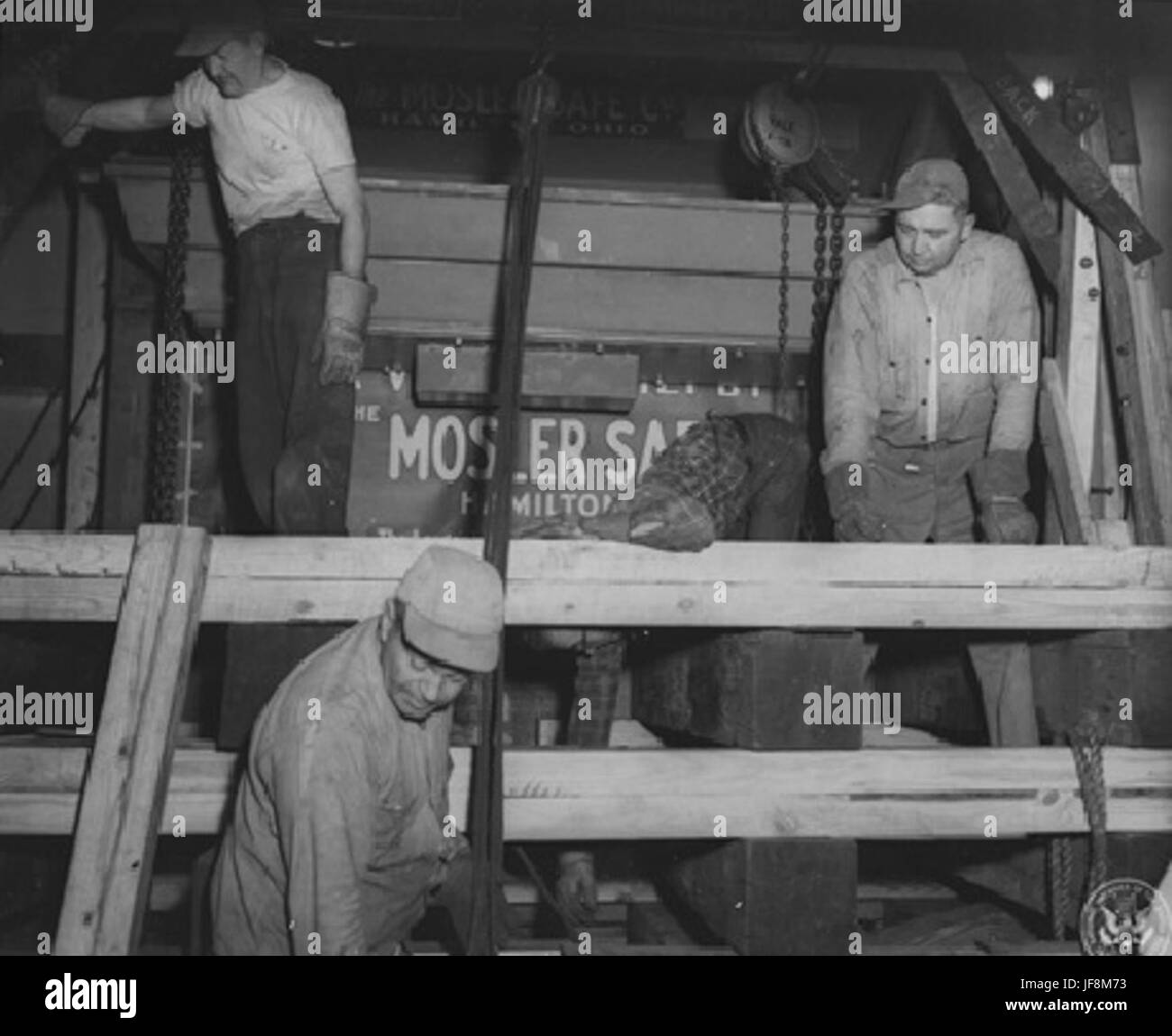 A photograph showing the construction progress and modifications made ...