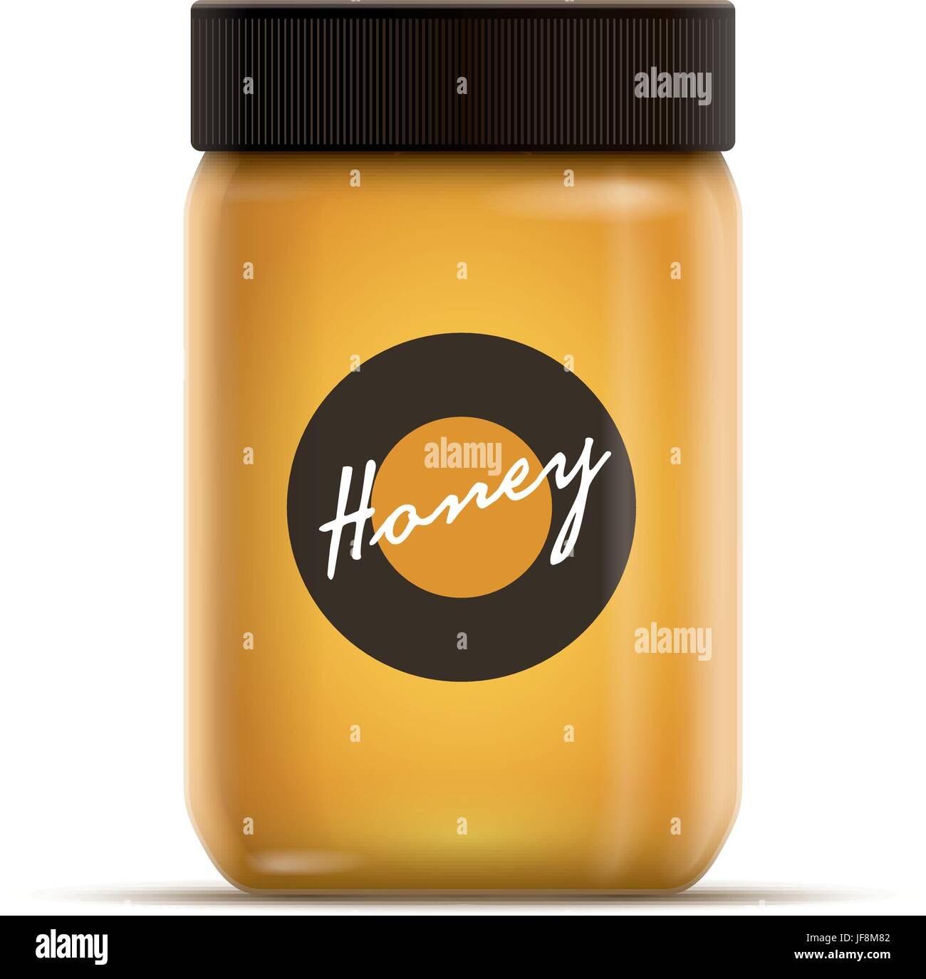 Glass jar packing sweet Stock Vector Images - Alamy