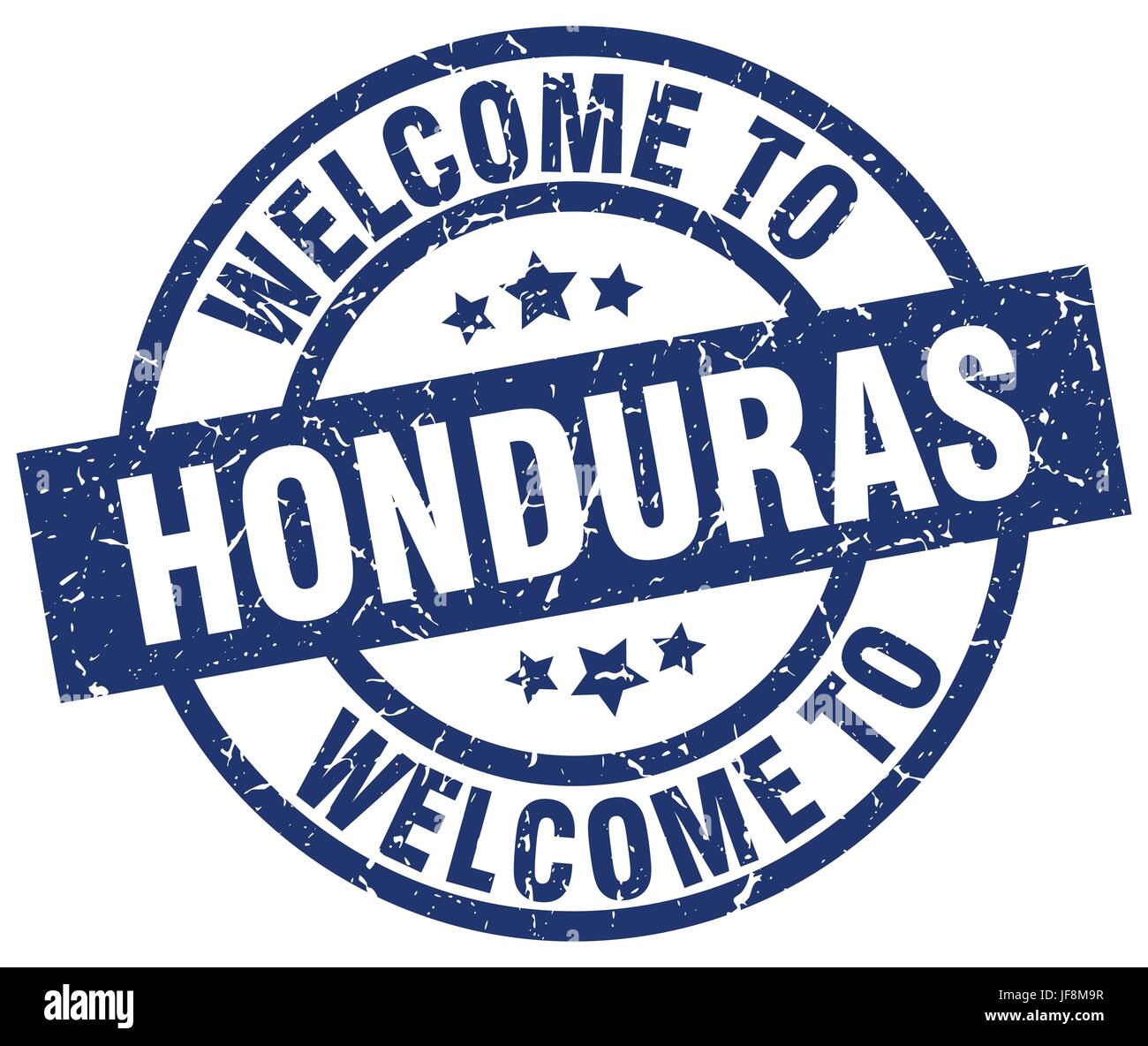 welcome to Honduras blue stamp Stock Vector Image & Art - Alamy