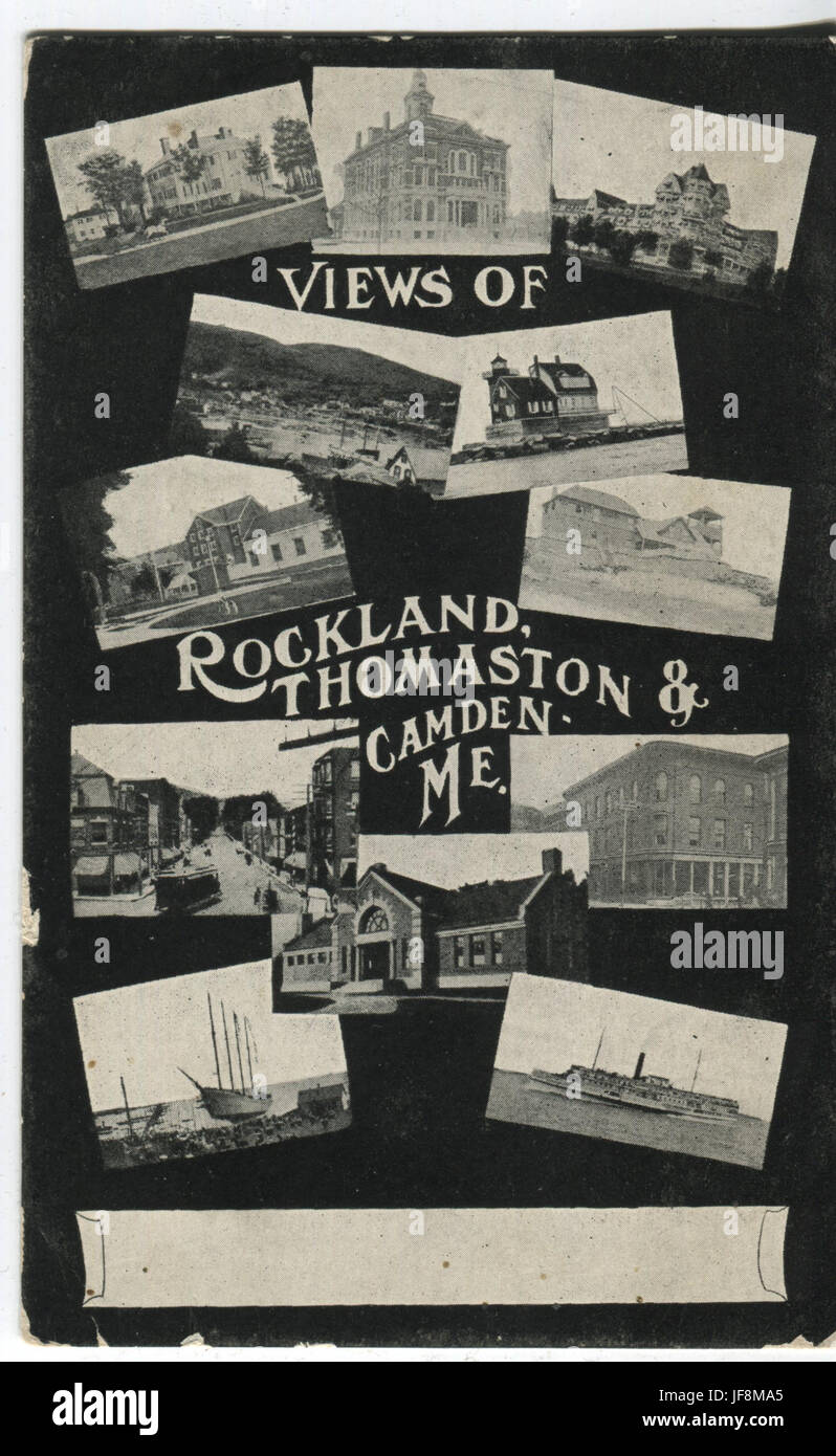 Map of thomaston hi-res stock photography and images - Alamy