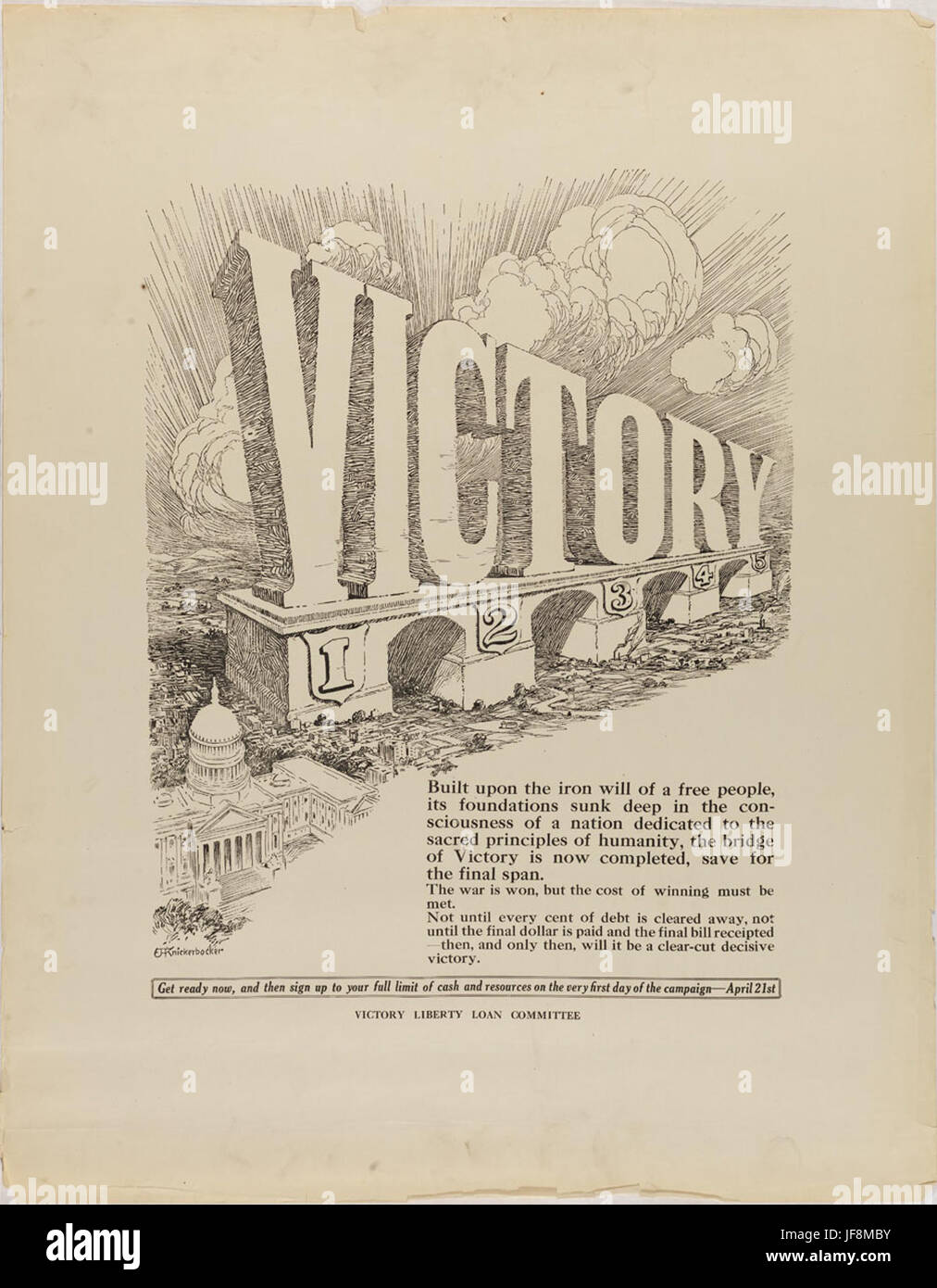 Victory 12345 - Liberty Loan Campaign, 1919 Stock Photo - Alamy