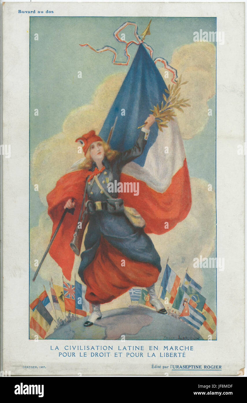A depiction of the Latin Civilization in motion during World War I ...