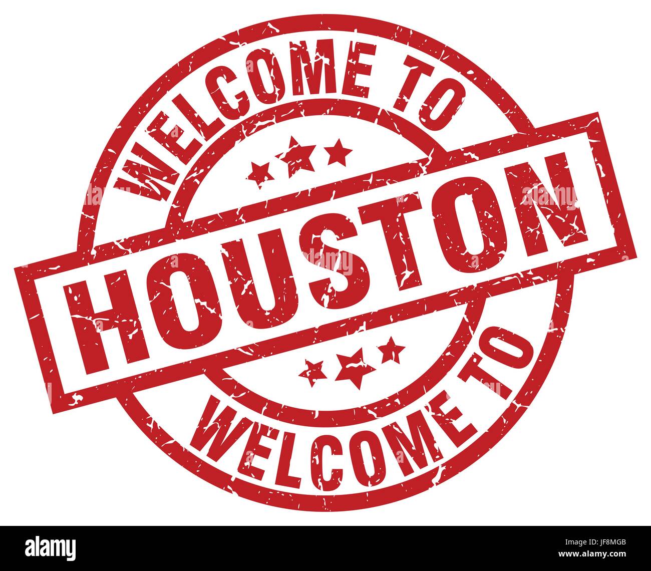 welcome to Houston red stamp Stock Vector Image & Art - Alamy