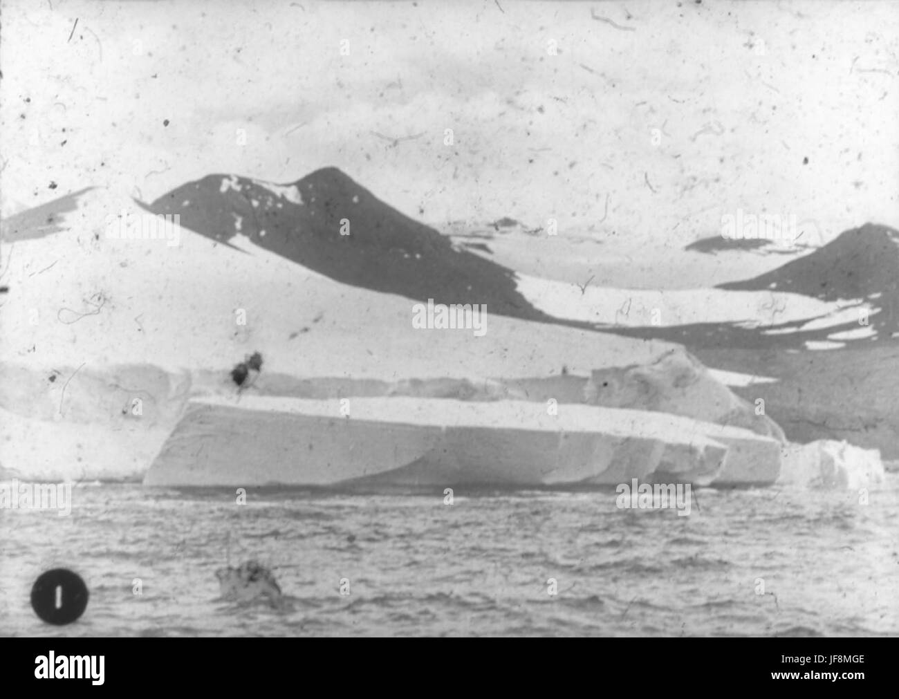 An iconic Antarctic landscape from the British National Antarctic ...