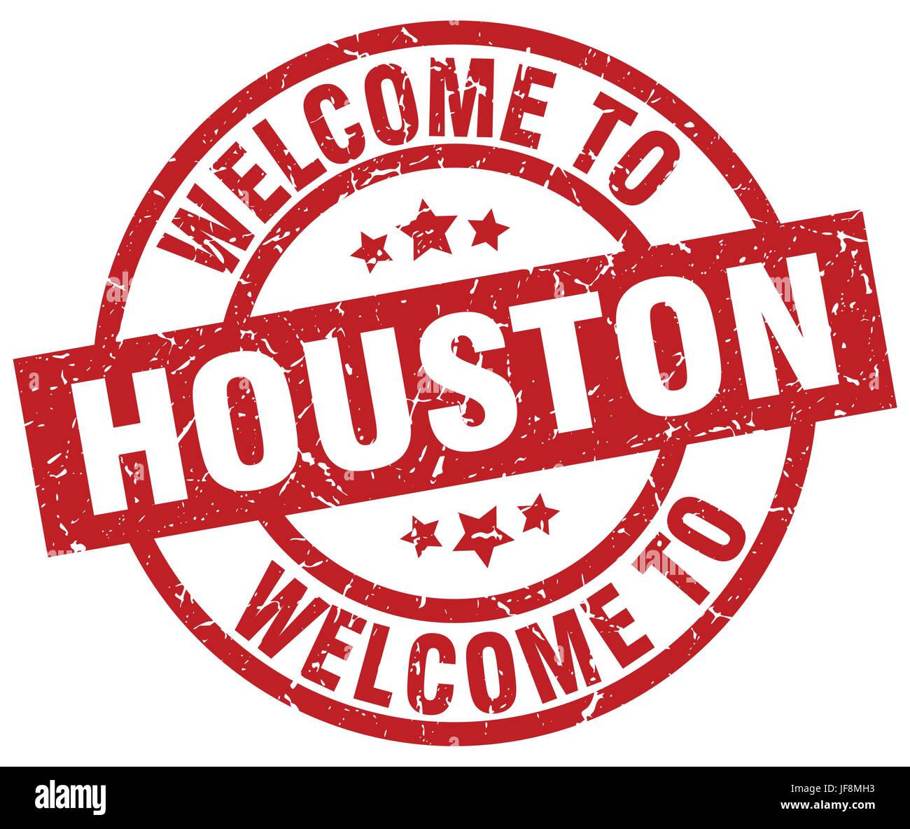 welcome to Houston red stamp Stock Vector Image & Art - Alamy