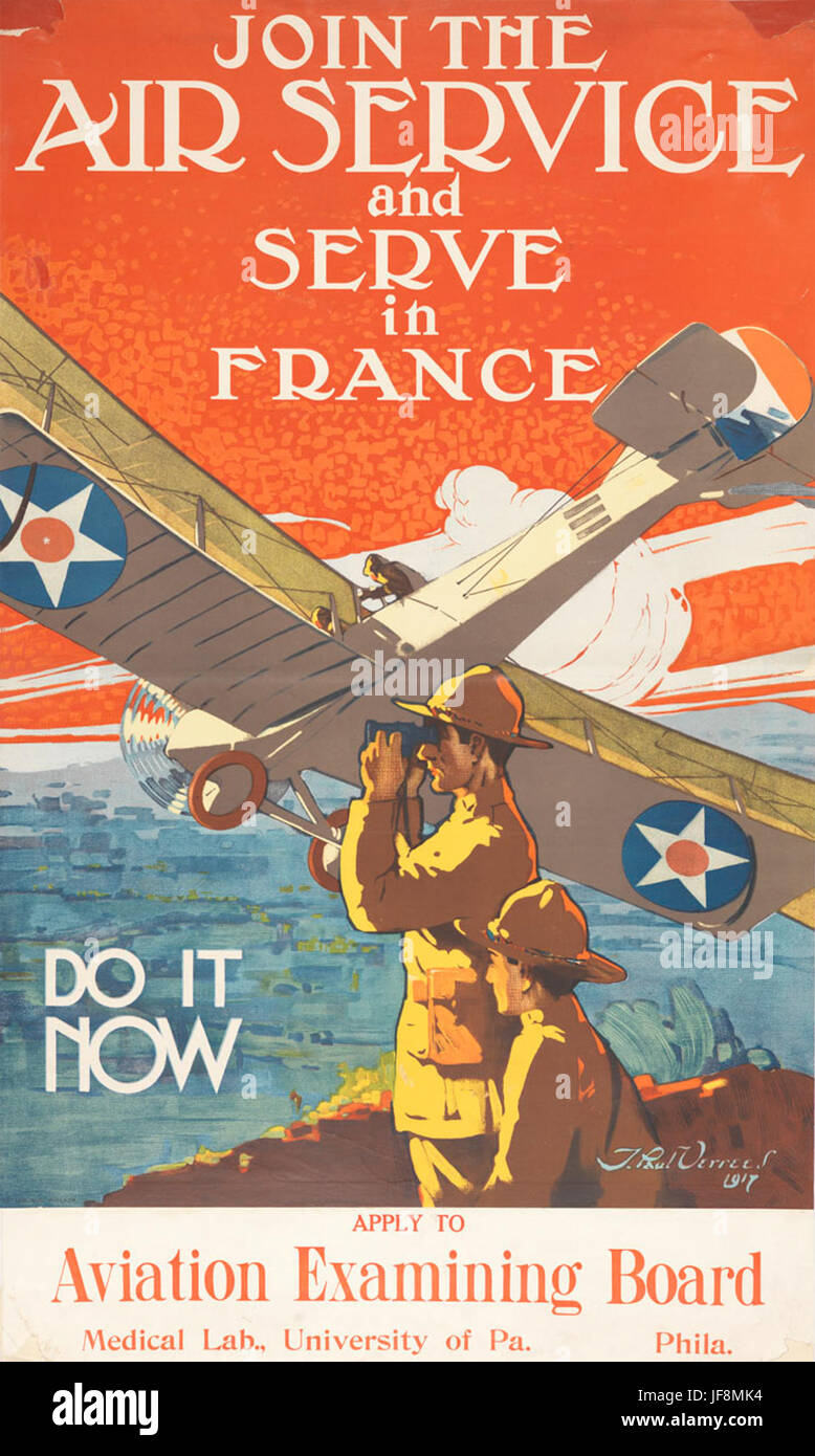A historical World War I recruitment poster urging young men to join ...