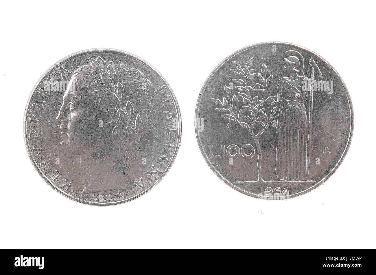 100 lira, 1964 italian currency Stock Photo - Alamy