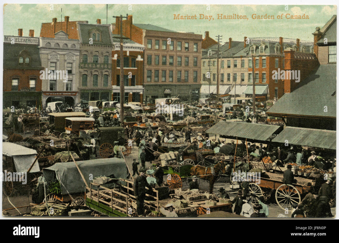 Market Day, Hamilton, Garden of Canada, 08 May 1908 33795383710 o Stock ...