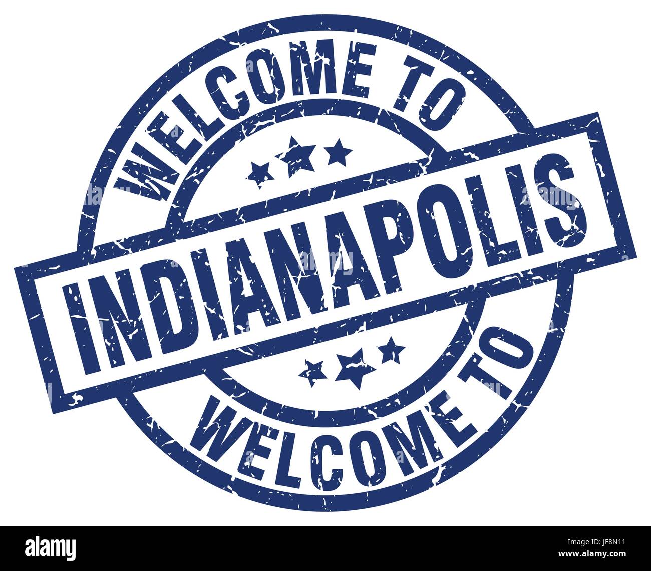 welcome to Indianapolis blue stamp Stock Vector Image & Art - Alamy