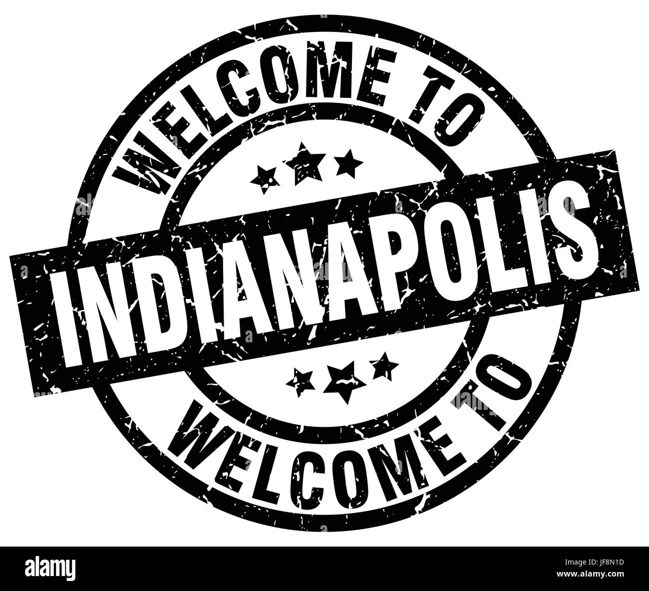 welcome to Indianapolis black stamp Stock Vector Image & Art - Alamy