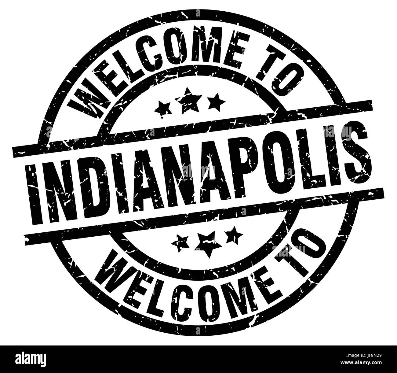 welcome to Indianapolis black stamp Stock Vector Image & Art - Alamy