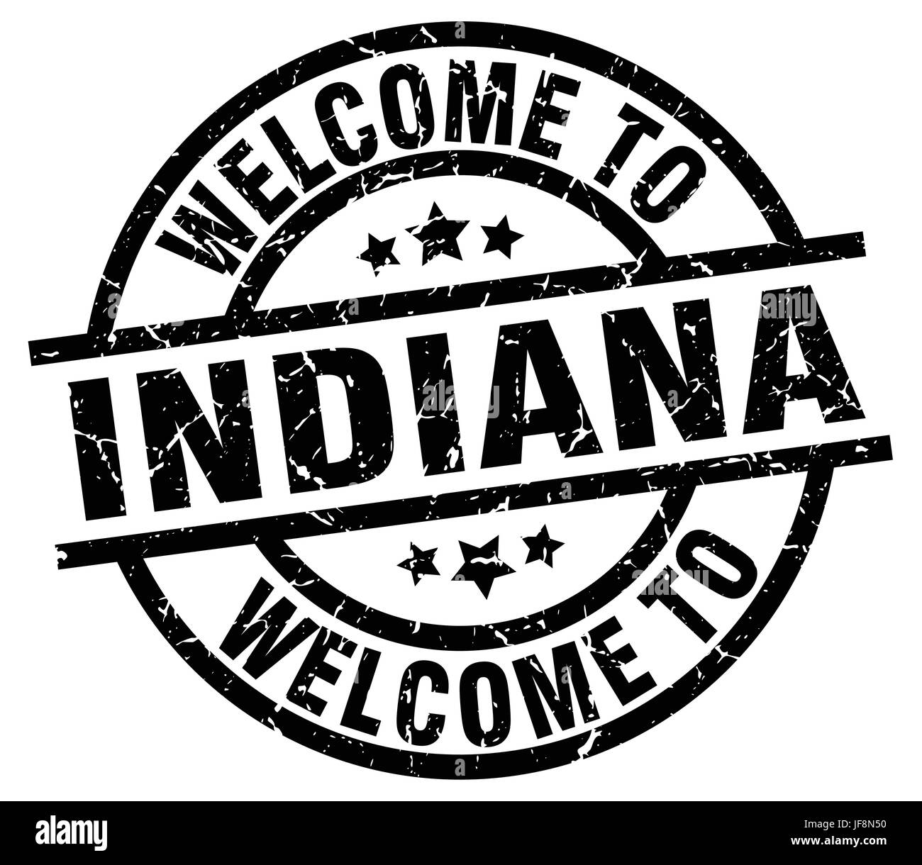 Welcome To Indiana Sign Stock Vector Images - Alamy